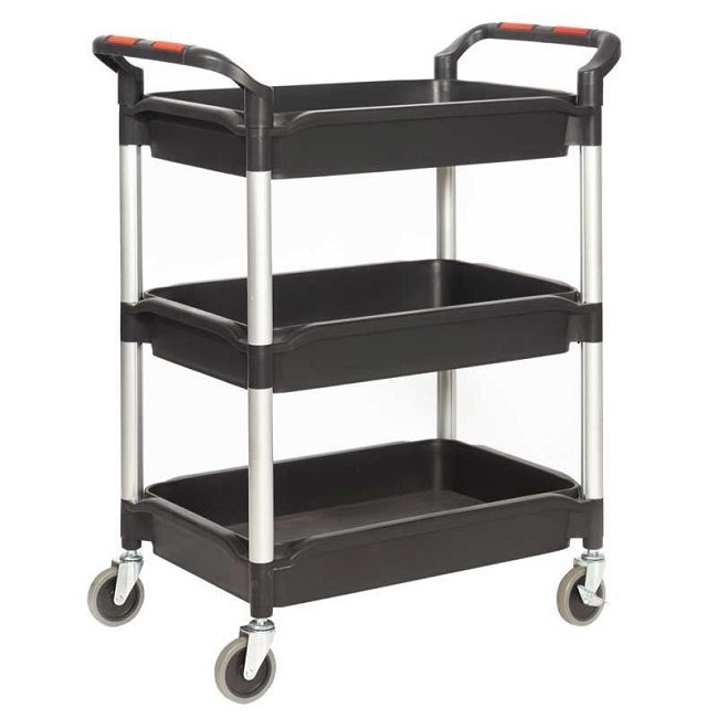 ProPlaz Plus Deep 3 Tray Trolley - 150kg Capacity - Bin Shop